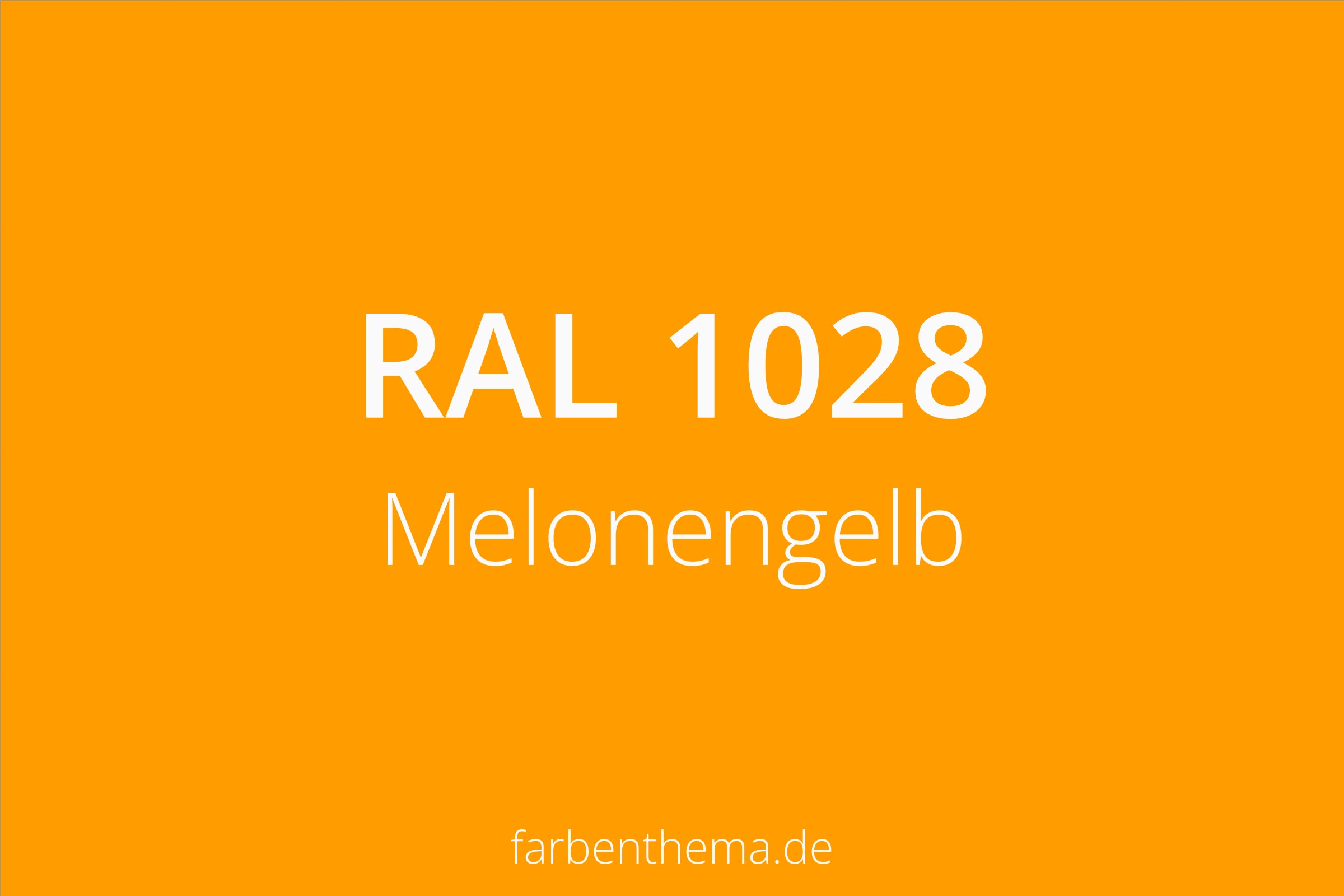 RAL 1028 - Melonengelb | Farbenthema