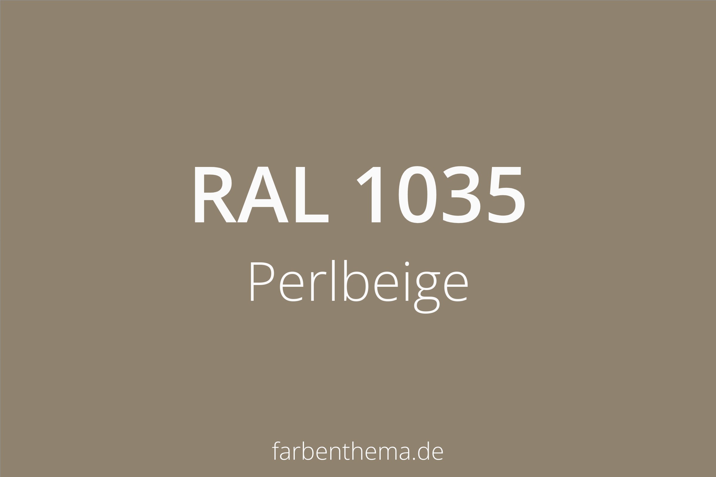 RAL 1035 - Perlbeige | Farbenthema