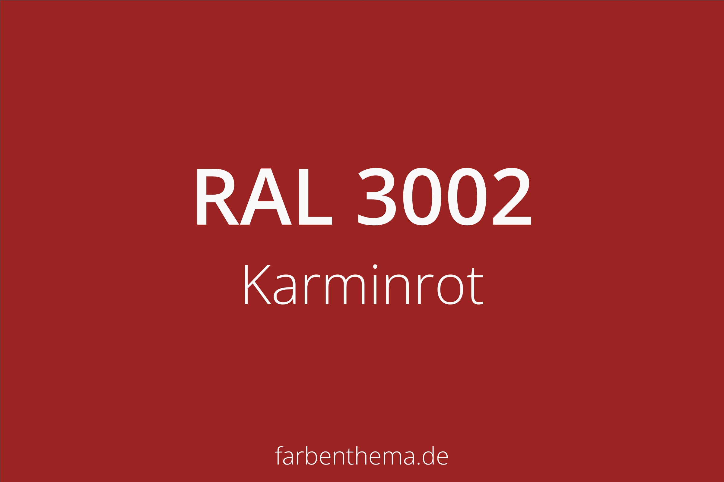 RAL 3002 - Karminrot | Farbenthema