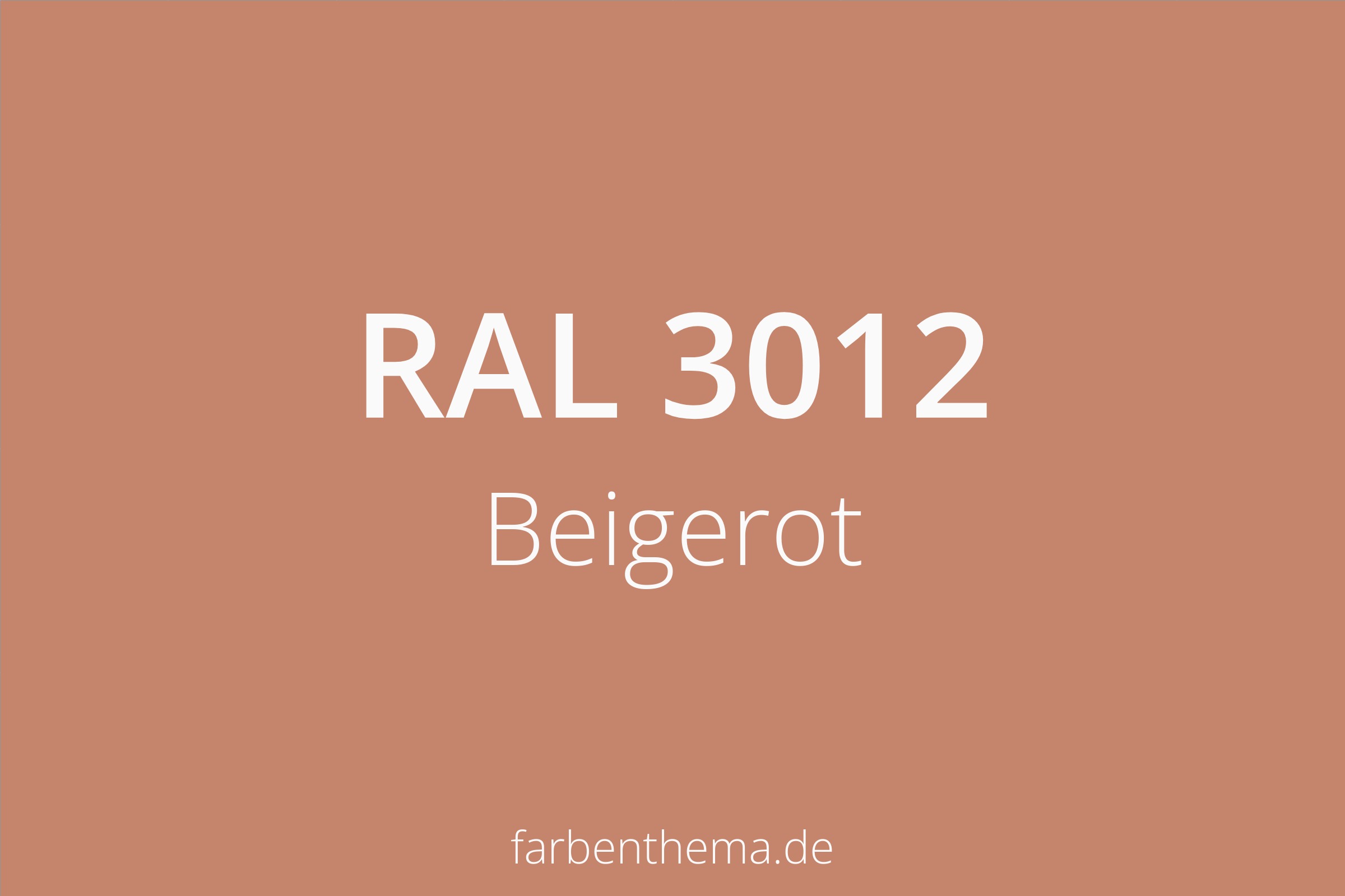 RAL 3012 - Beigerot | Farbenthema