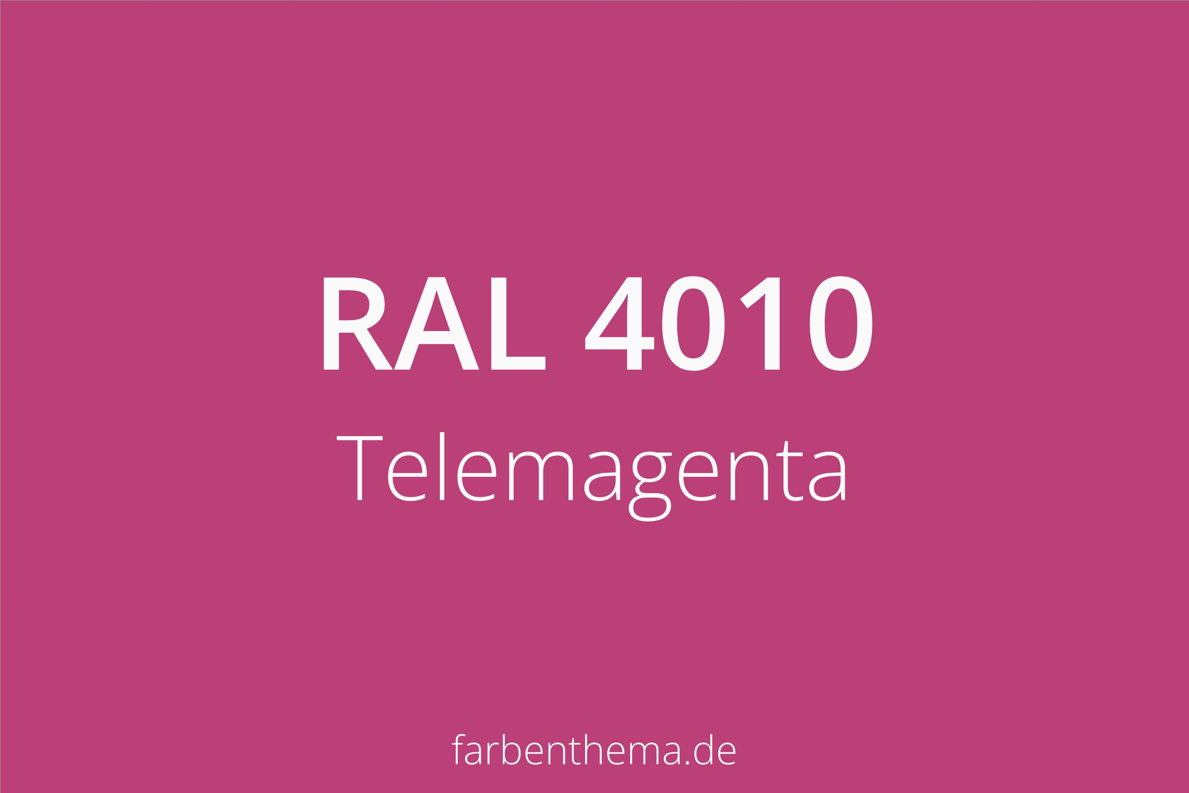 RAL 4010 - Telemagenta | Farbenthema