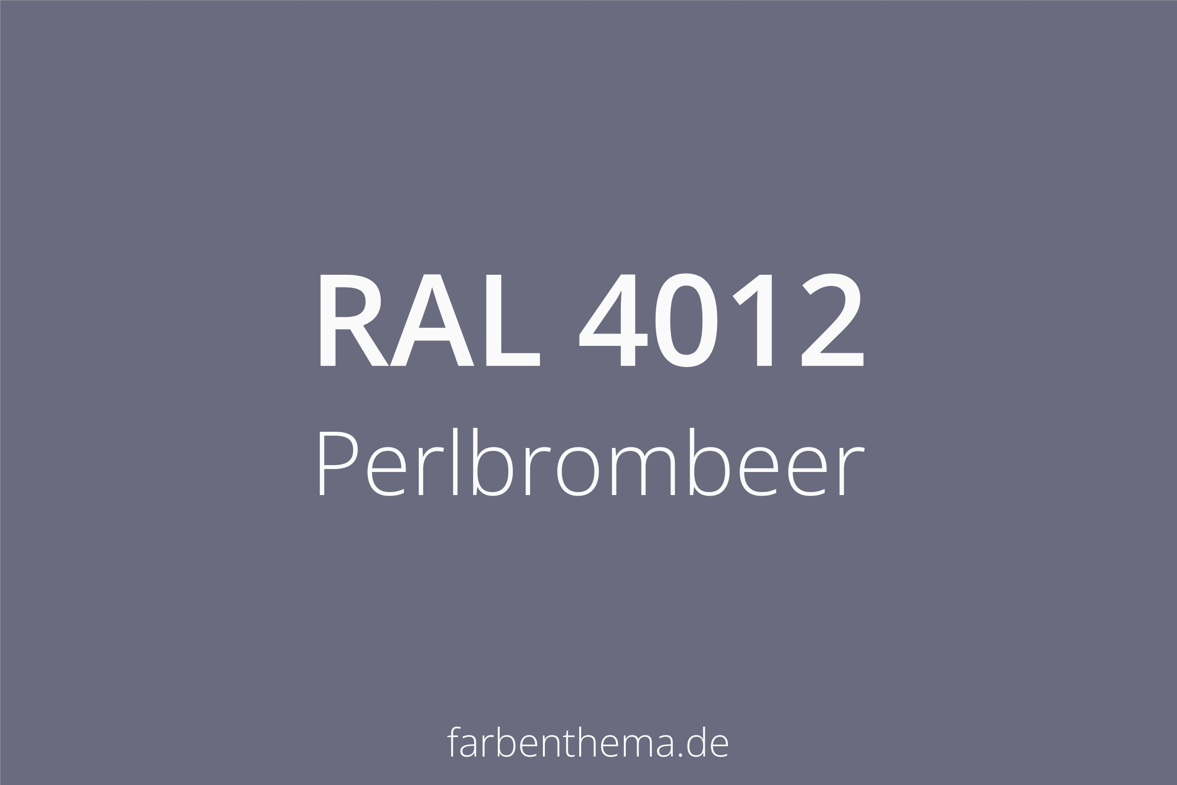 RAL 4012 - Perlbrombeer | Farbenthema