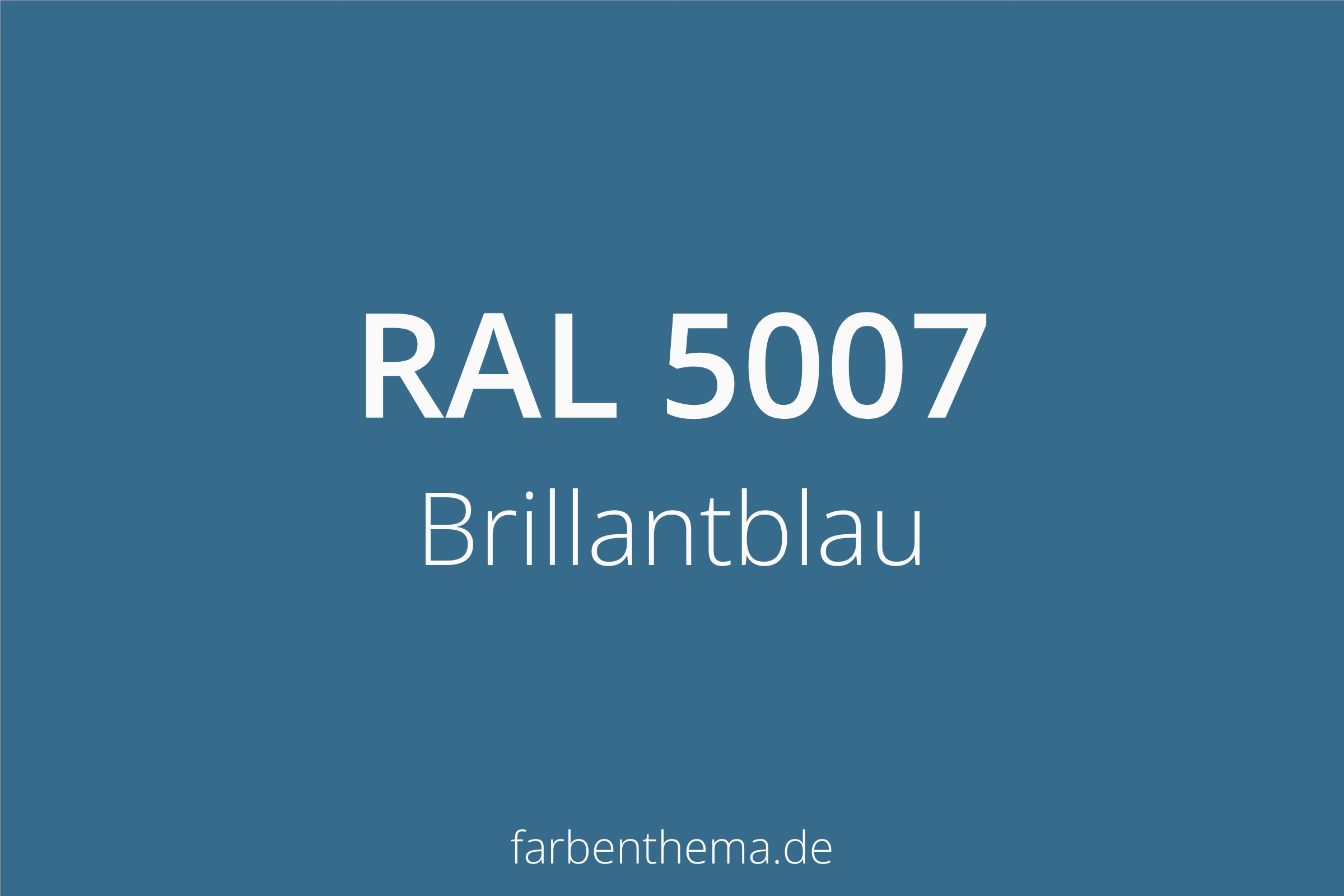 RAL 5007 - Brillantblau | Farbenthema