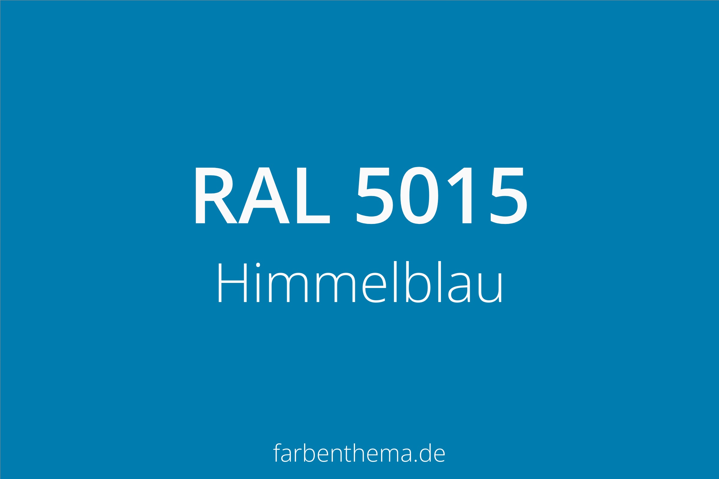 RAL 5015 - Himmelblau | Farbenthema