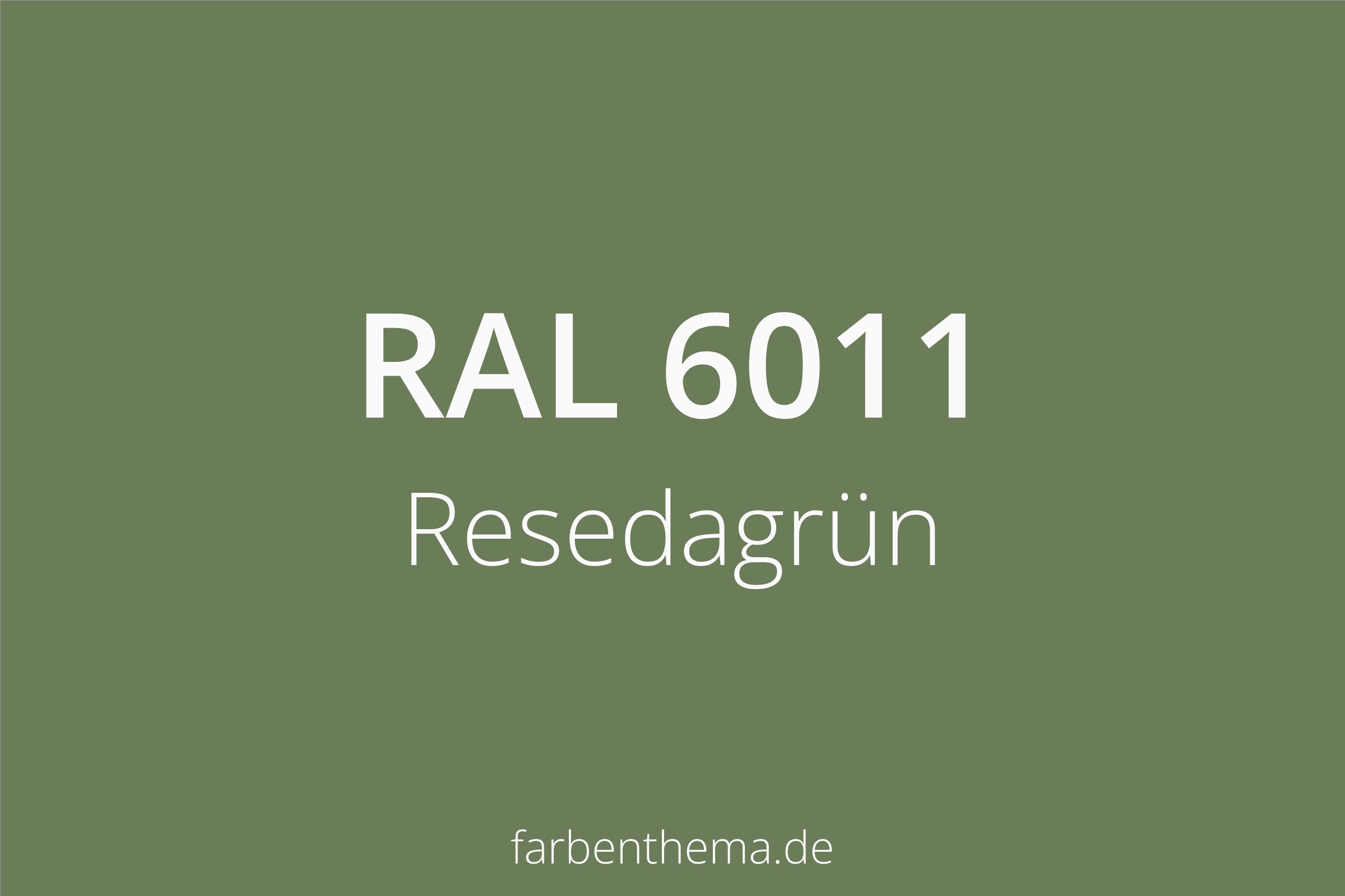 RAL 6011 - Resedagrün | Farbenthema