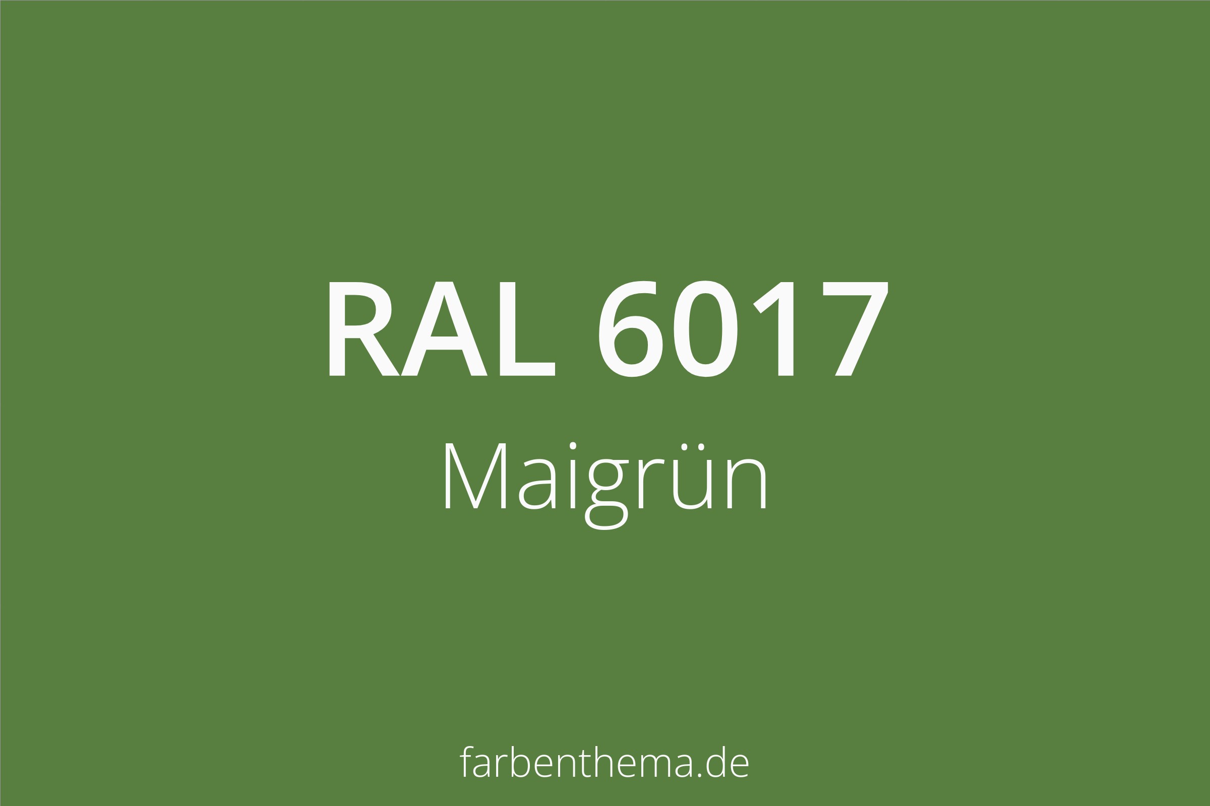 RAL 6017 - Maigrün | Farbenthema