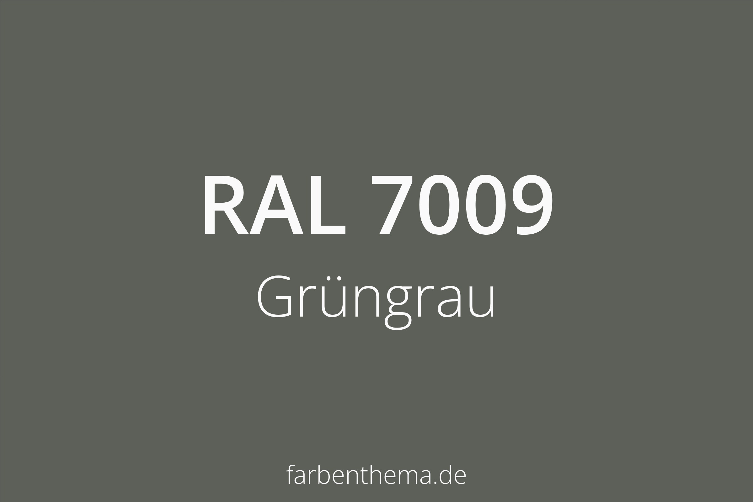 RAL 7009 - Grüngrau | Farbenthema