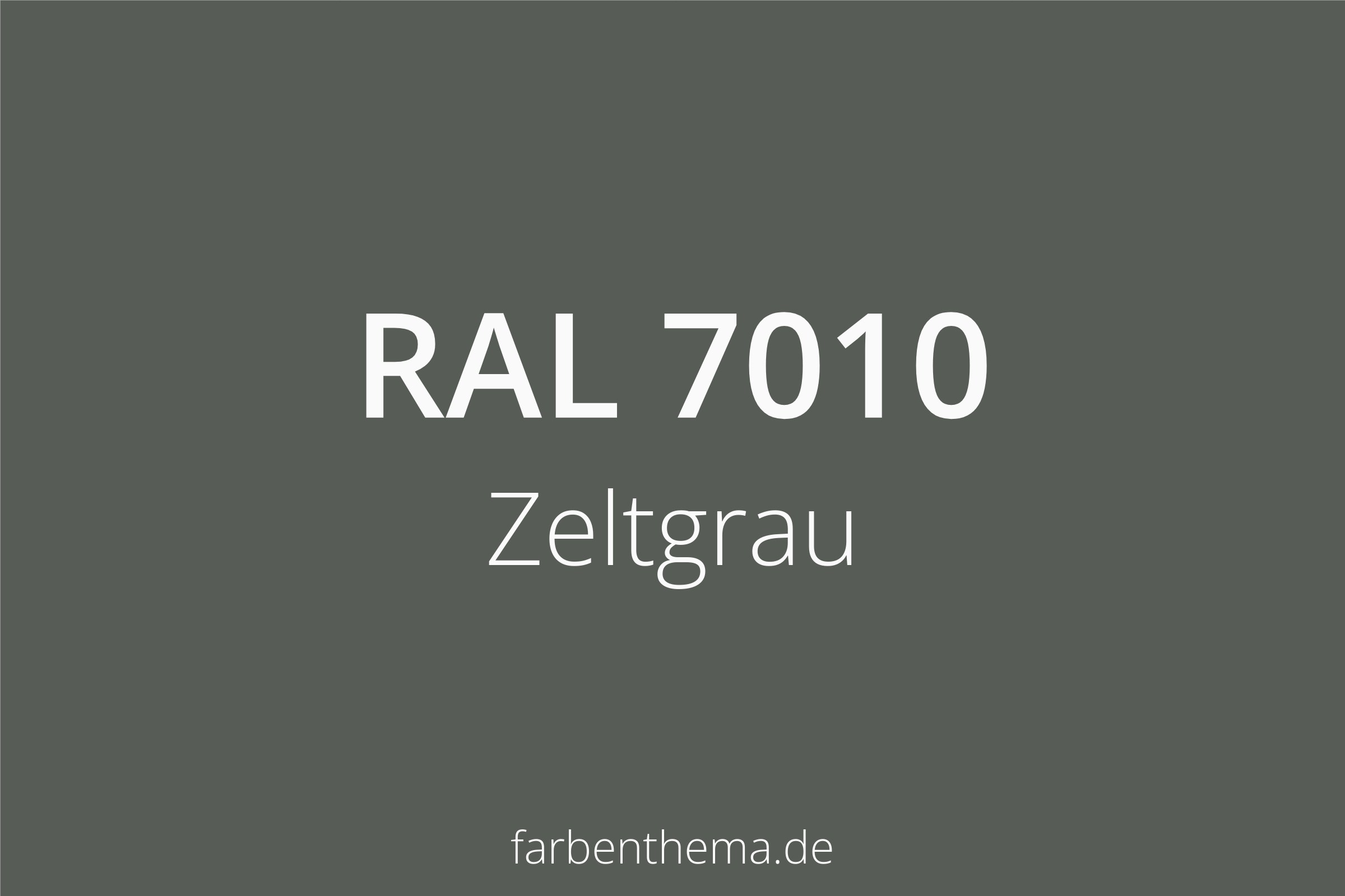 RAL 7010 - Zeltgrau | Farbenthema