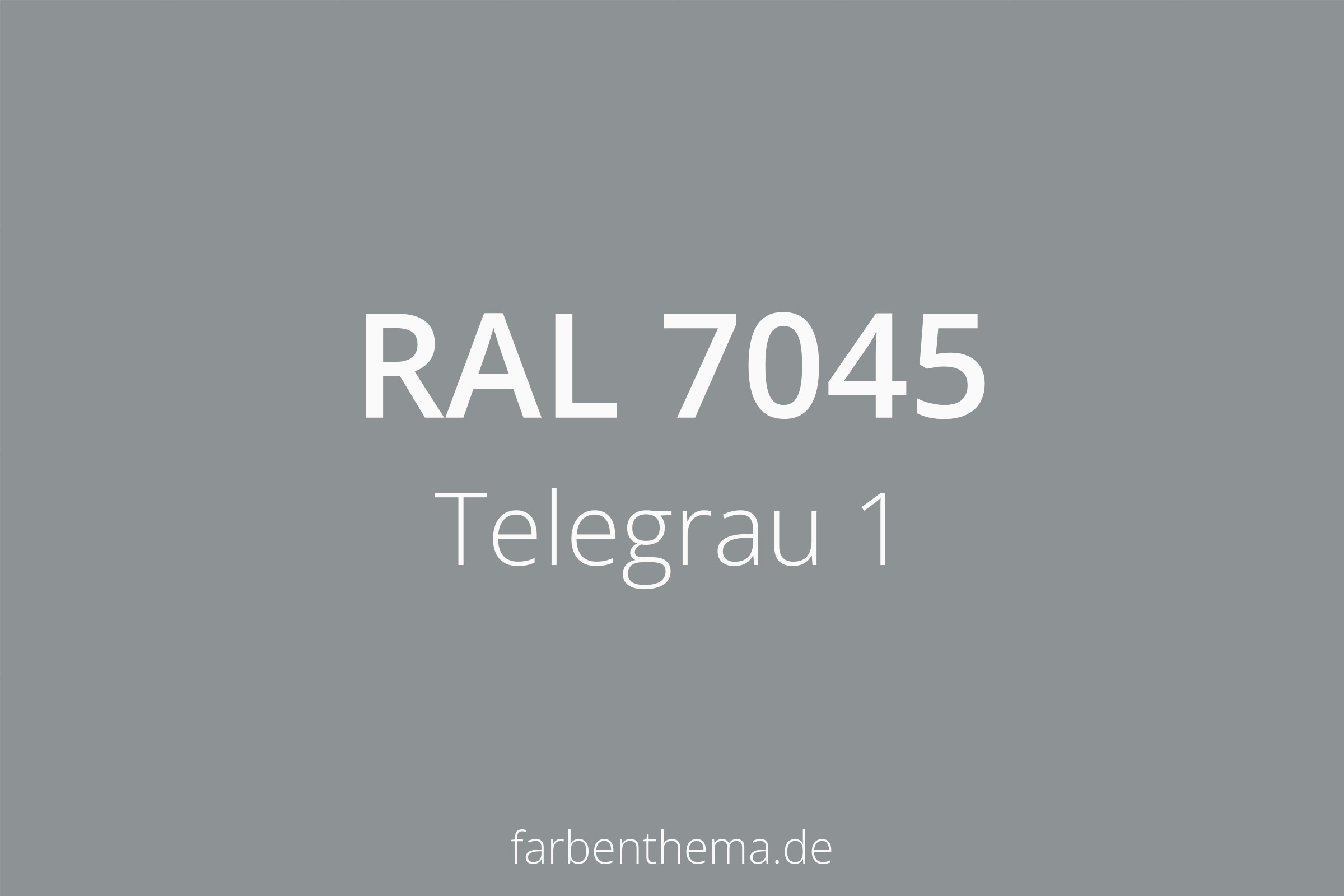 RAL 7045 - Telegrau 1 | Farbenthema